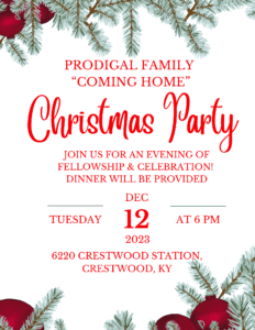 Prodigal Family Christmas Party - Prodigal Ministries
